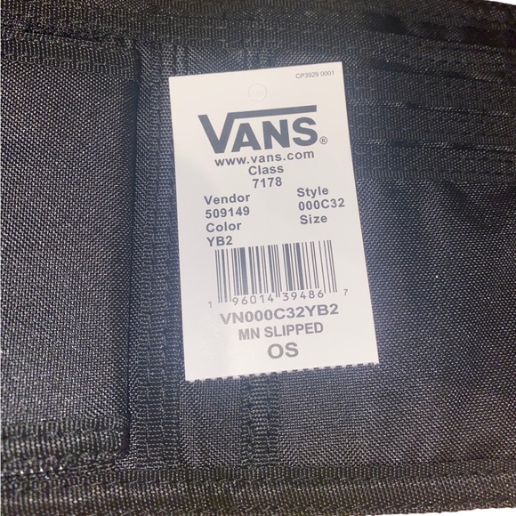 Vans | Accessories | Vans Trifold Velcro Wallet New With Tags | Poshmark